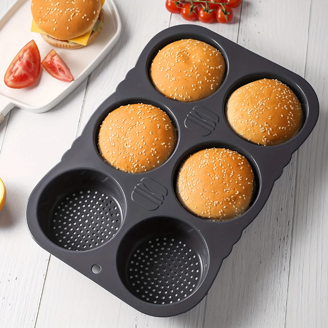 Burger Bun Form aus Silikon – SilikonBackform