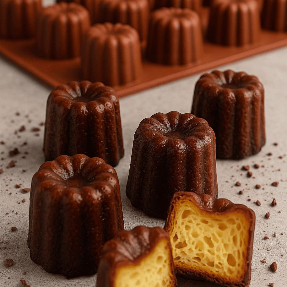 Canelé Form aus Silikon – SilikonBackform