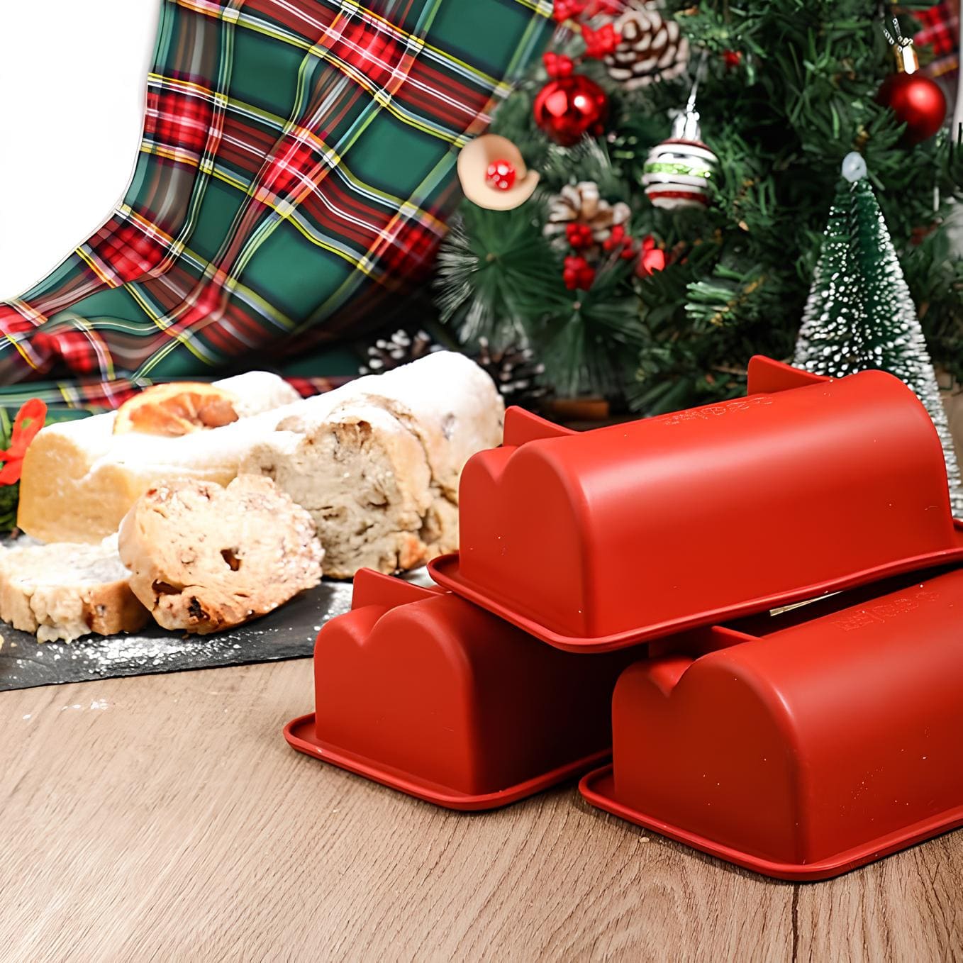 Backform für Mini-Stollen 6er Set – SilikonBackform
