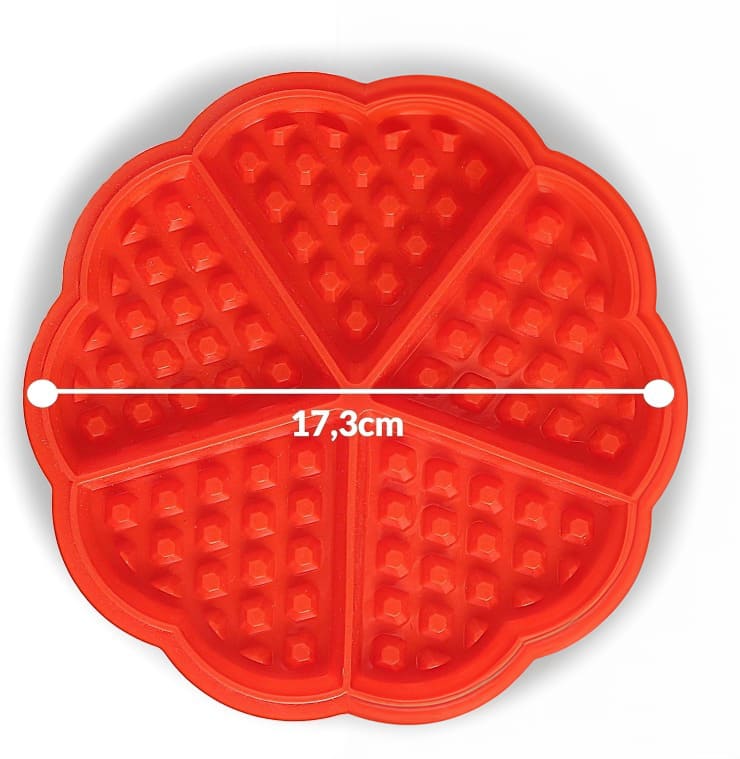 Silikon Waffelform 2er Set Für Backofen Mikrowelle Airfryer